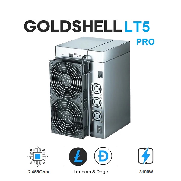 خرید و قیمت دستگاه ماینر گلدشل مدل Goldshell LT5 Pro 2.455GH/s - بانه ممتاز